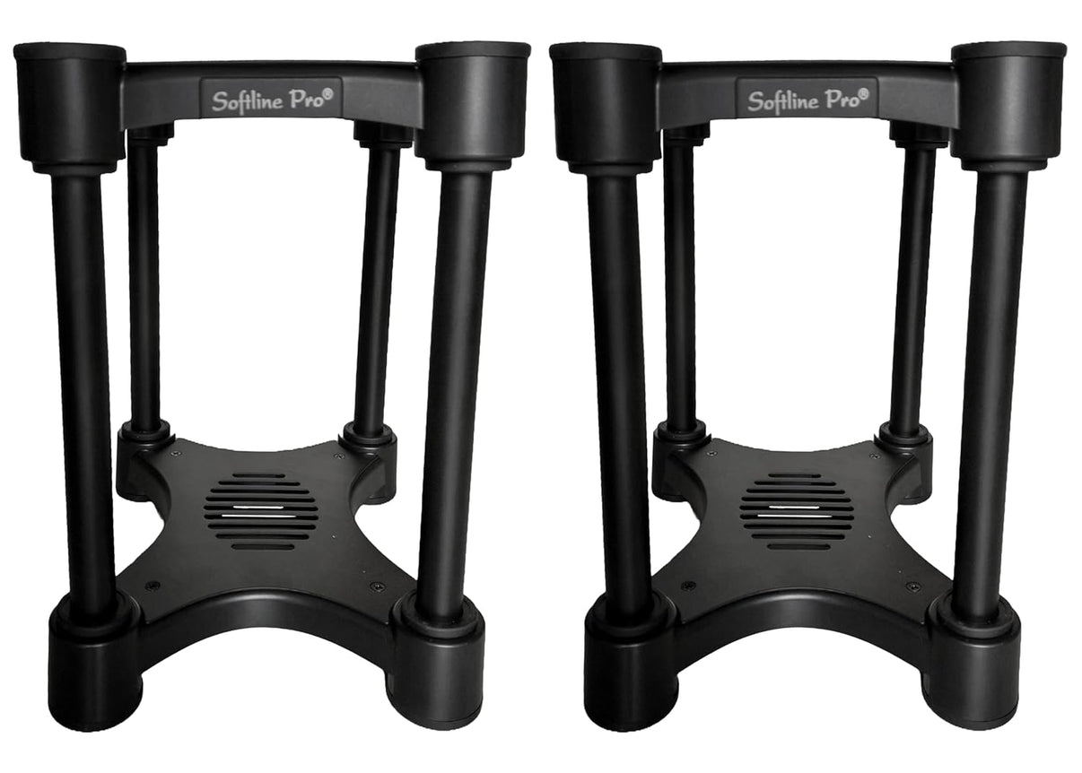 Buy Studio Monitor Stand Height Tilt Adjustable Black – Softline Pro